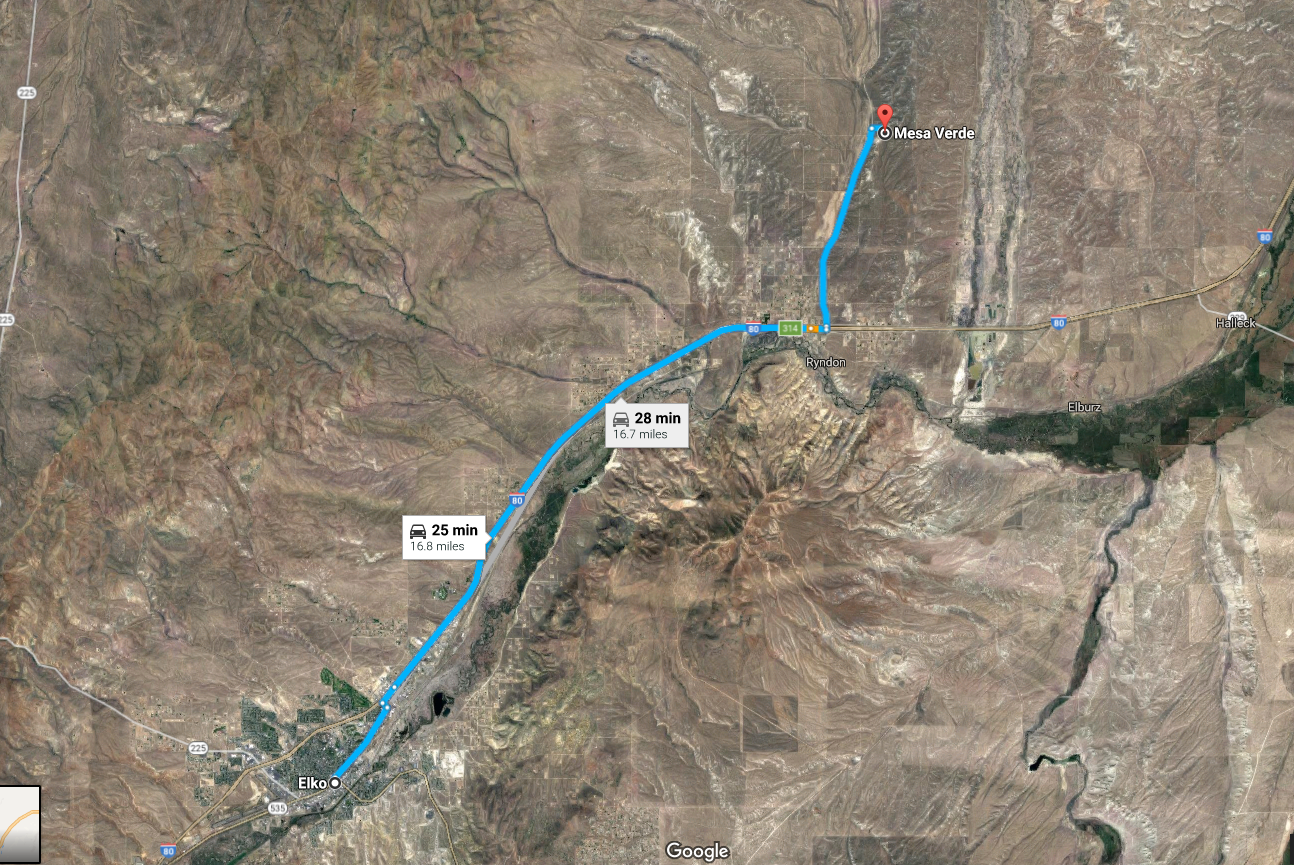 Map to Elko - U.S. Dream Land - Rural Vacant Land For Sale - We Offer ...